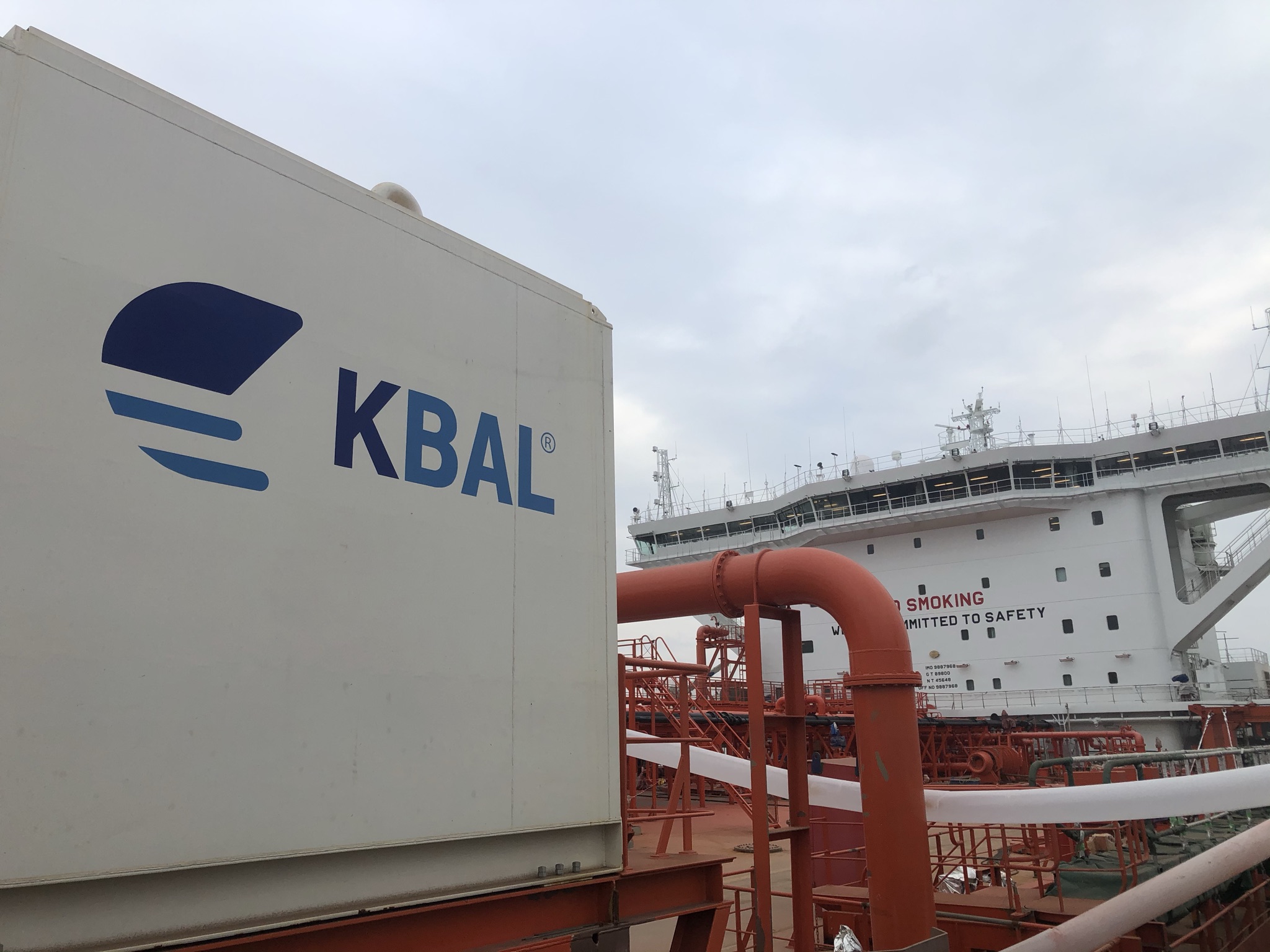 2xKBAL3000 installation on Shuttle tanker Tuva Knutsen - KBAL